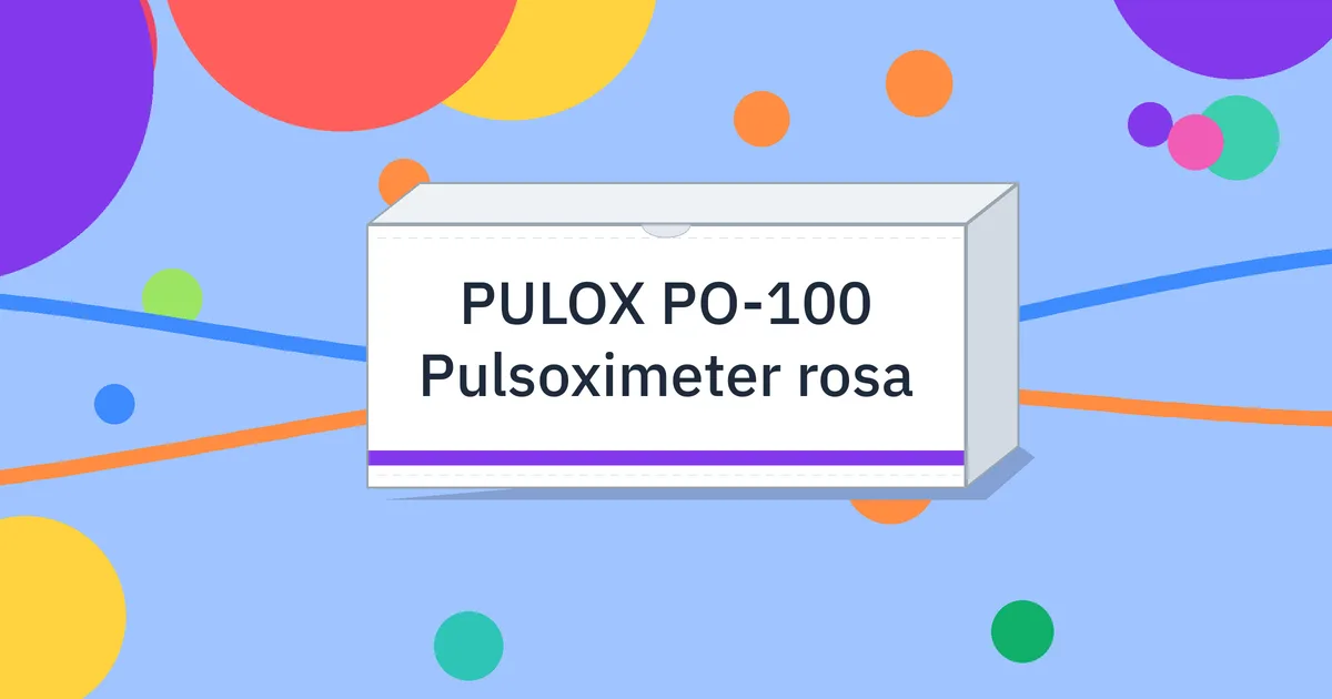 Symbolbild: Packung mit der Aufschrift PULOX PO-100 Pulsoximeter rosa (PZN 10121383) – Verfügbarkeit und Bezug in Apotheken in Frankfurt am Main