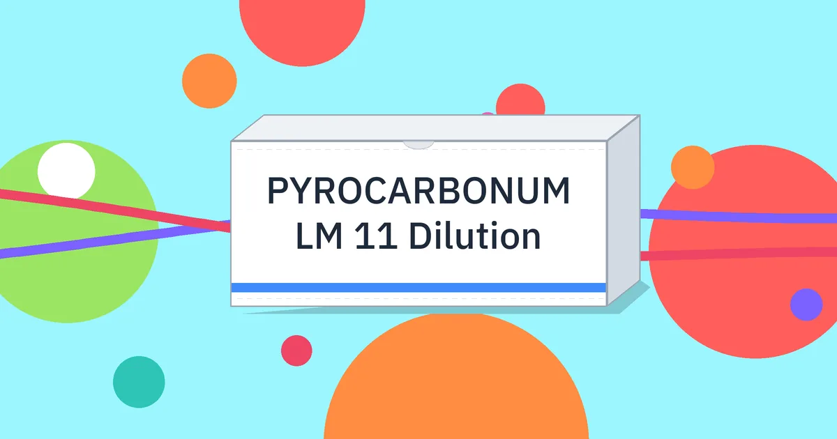 Symbolbild: Packung mit der Aufschrift PYROCARBONUM LM 11 Dilution (PZN 13672729) – Verfügbarkeit und Bezug in Apotheken in Frankfurt am Main