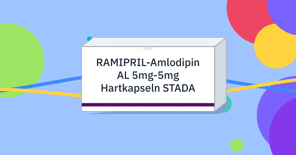 Symbolbild: Packung mit der Aufschrift RAMIPRIL-Amlodipin AL 5mg-5mg Hartkapseln STADA (PZN 19818588) – Verfügbarkeit und Bezug in Apotheken in Frankfurt am Main
