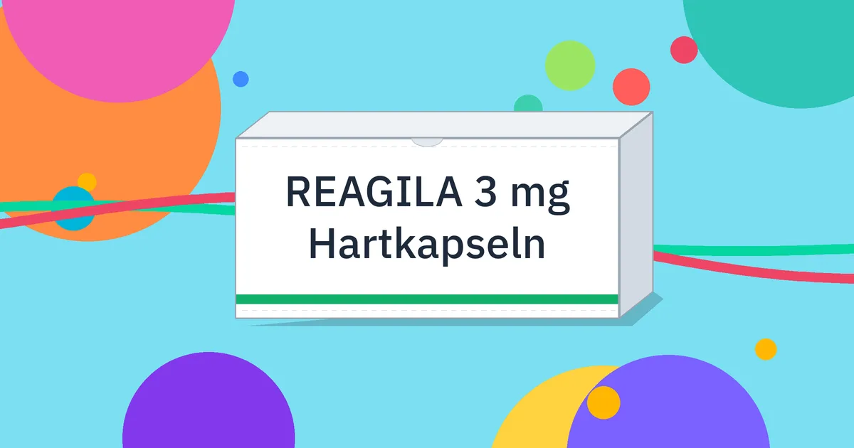 Symbolbild: Packung mit der Aufschrift REAGILA 3 mg Hartkapseln (PZN 14276556) – Verfügbarkeit und Bezug in Apotheken in Frankfurt am Main