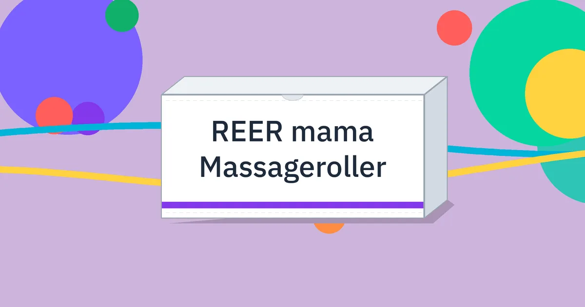Symbolbild: Packung mit der Aufschrift REER mama Massageroller (PZN 19501495) – Verfügbarkeit und Bezug in Apotheken in Frankfurt am Main