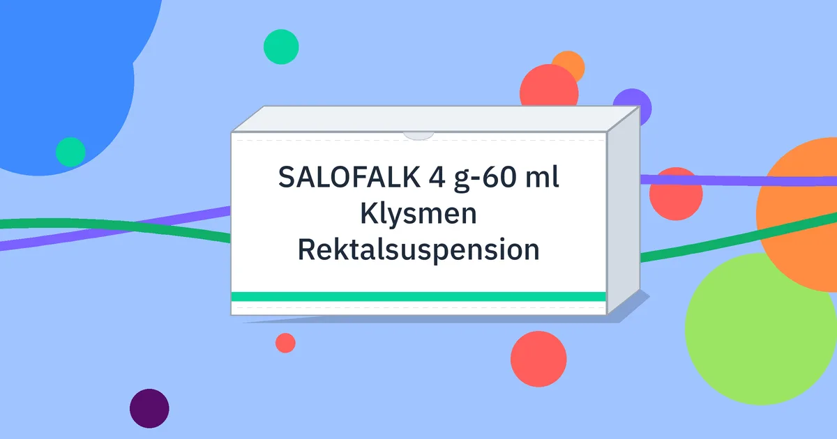 Symbolbild: Packung mit der Aufschrift SALOFALK 4 g-60 ml Klysmen Rektalsuspension (PZN 00165706) – Verfügbarkeit und Bezug in Apotheken in Frankfurt am Main