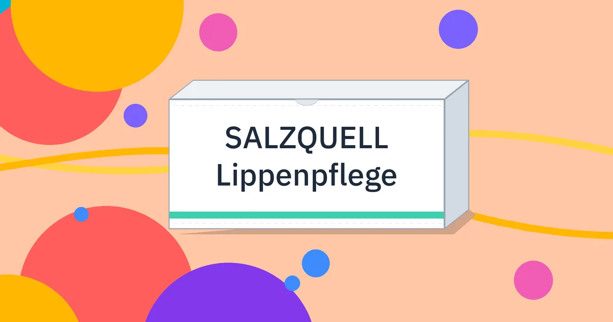 Symbolbild: Packung mit der Aufschrift SALZQUELL Lippenpflege (PZN 14032630) – Verfügbarkeit und Bezug in Apotheken in Frankfurt am Main