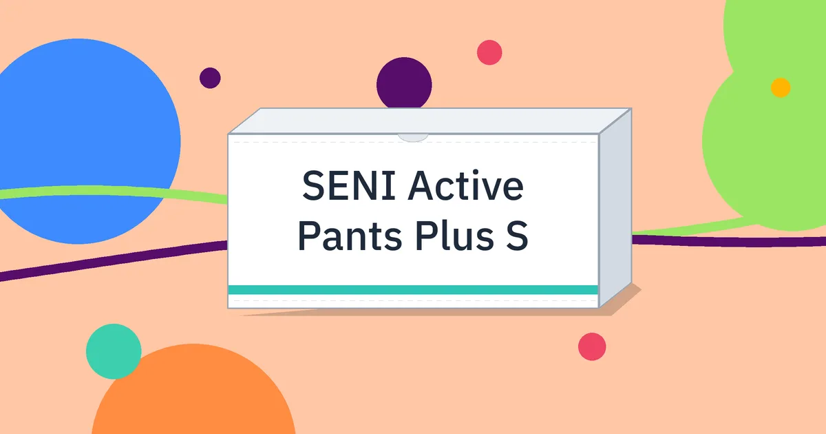 Symbolbild: Packung mit der Aufschrift SENI Active Pants Plus S (PZN 11591872) – Verfügbarkeit und Bezug in Apotheken in Frankfurt am Main