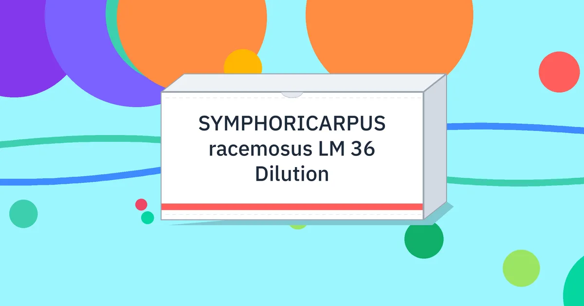 Symbolbild: Packung mit der Aufschrift SYMPHORICARPUS racemosus LM 36 Dilution (PZN 13211483) – Verfügbarkeit und Bezug in Apotheken in Frankfurt am Main