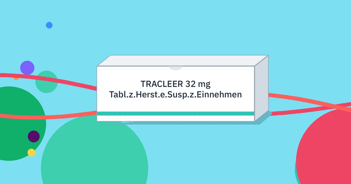 Symbolbild: Packung mit der Aufschrift TRACLEER 32 mg Tabl.z.Herst.e.Susp.z.Einnehmen (PZN 19777027) – Verfügbarkeit und Bezug in Apotheken in Frankfurt am Main