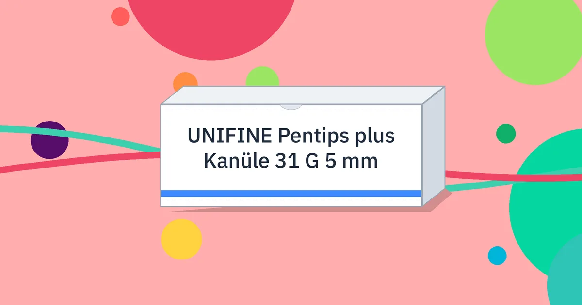 Symbolbild: Packung mit der Aufschrift UNIFINE Pentips plus Kanüle 31 G 5 mm (PZN 14415093) – Verfügbarkeit und Bezug in Apotheken in Frankfurt am Main