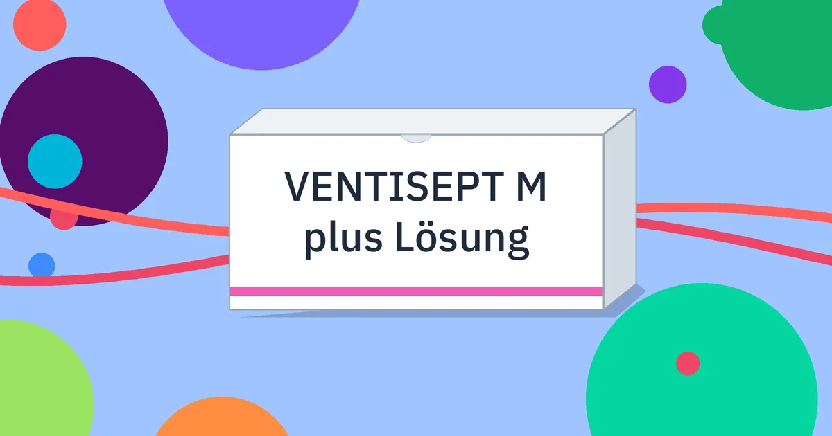 Symbolbild: Packung mit der Aufschrift VENTISEPT M plus Lösung (PZN 09424747) – Verfügbarkeit und Bezug in Apotheken in Frankfurt am Main
