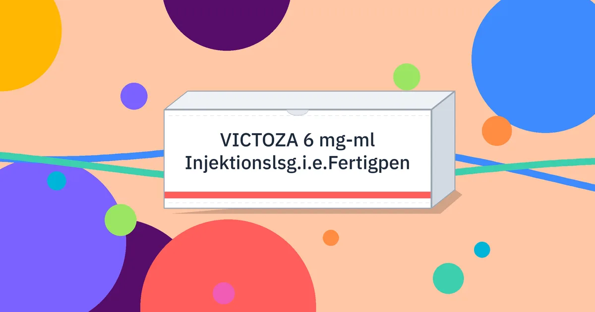 Symbolbild: Packung mit der Aufschrift VICTOZA 6 mg-ml Injektionslsg.i.e.Fertigpen (PZN 03277707) – Verfügbarkeit und Bezug in Apotheken in Frankfurt am Main