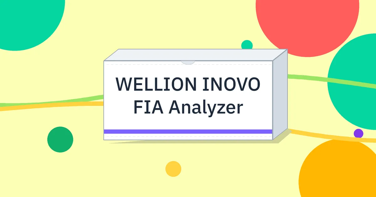 Symbolbild: Packung mit der Aufschrift WELLION INOVO FIA Analyzer (PZN 17615183) – Verfügbarkeit und Bezug in Apotheken in Frankfurt am Main