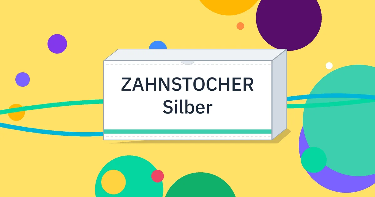 Symbolbild: Packung mit der Aufschrift ZAHNSTOCHER Silber (PZN 03169254) – Verfügbarkeit und Bezug in Apotheken in Frankfurt am Main