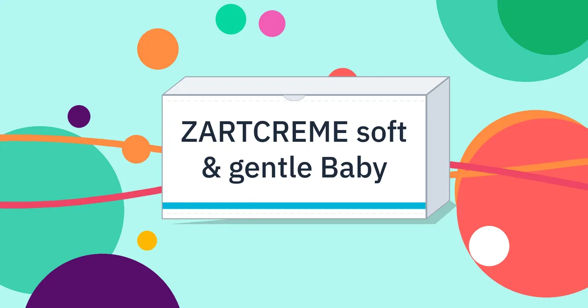 Symbolbild: Packung mit der Aufschrift ZARTCREME soft & gentle Baby (PZN 17944923) – Verfügbarkeit und Bezug in Apotheken in Frankfurt am Main