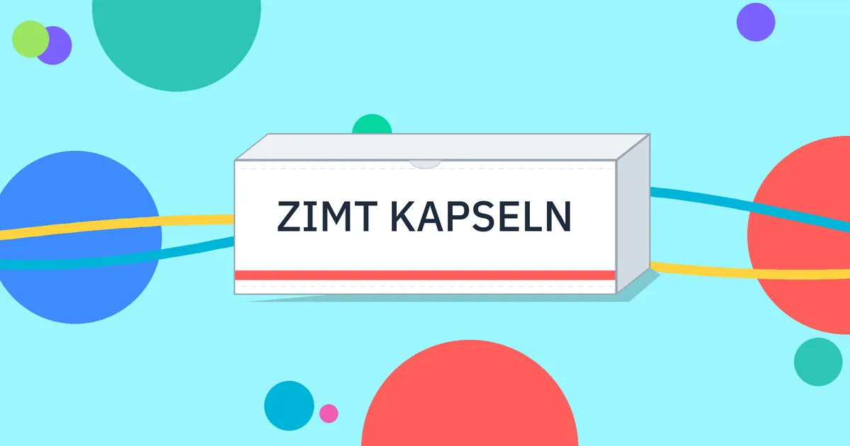 Symbolbild: Packung mit der Aufschrift ZIMT KAPSELN (PZN 07537950) – Verfügbarkeit und Bezug in Apotheken in Frankfurt am Main