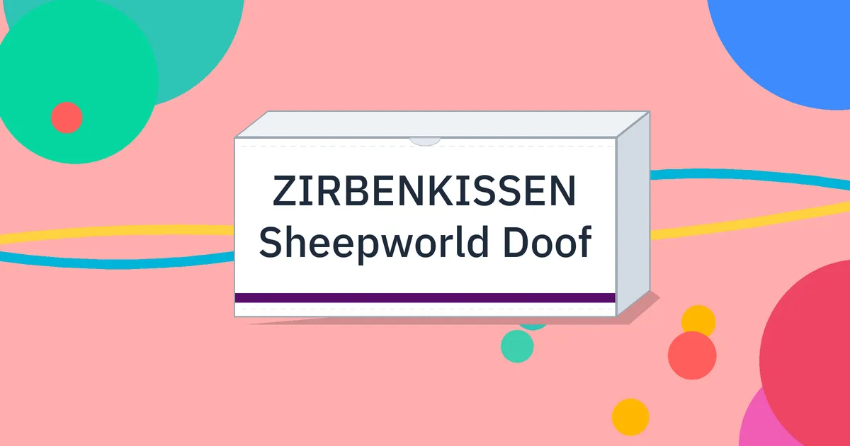 Symbolbild: Packung mit der Aufschrift ZIRBENKISSEN Sheepworld Doof (PZN 20539534) – Verfügbarkeit und Bezug in Apotheken in Frankfurt am Main