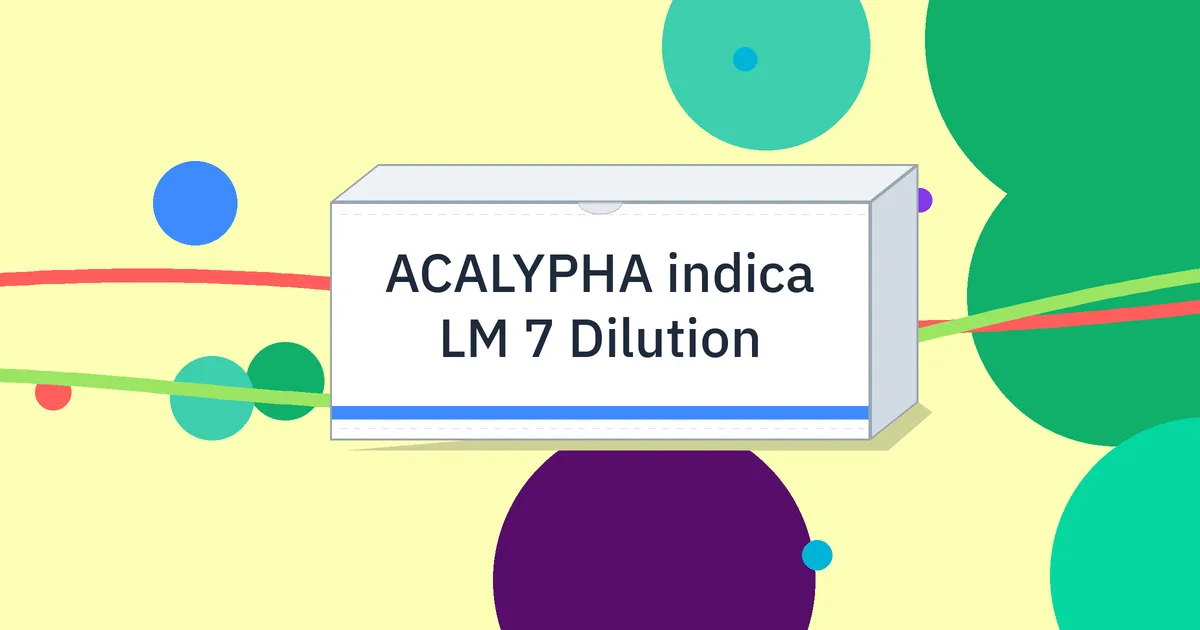 Symbolbild: Packung mit der Aufschrift ACALYPHA indica LM 7 Dilution (PZN 13262233) – Verfügbarkeit und Bezug in Apotheken in Frankfurt am Main