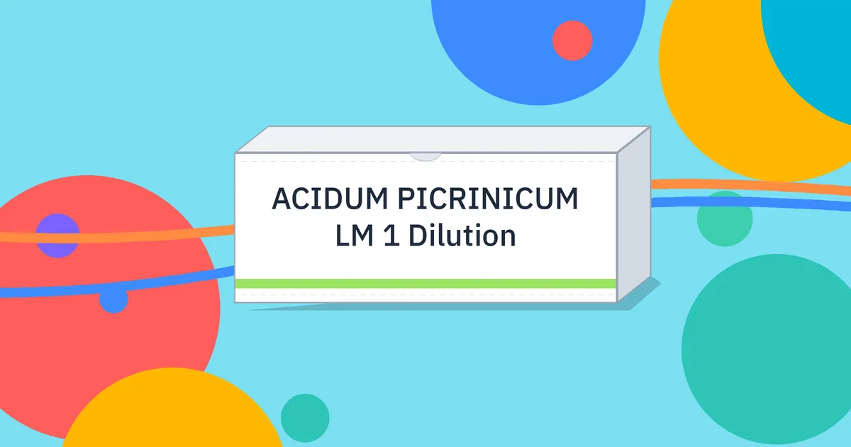 Symbolbild: Packung mit der Aufschrift ACIDUM PICRINICUM LM 1 Dilution (PZN 12753489) – Verfügbarkeit und Bezug in Apotheken in Frankfurt am Main