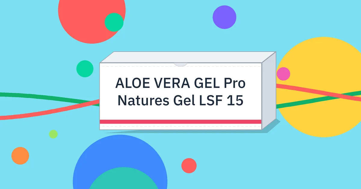 Symbolbild: Packung mit der Aufschrift ALOE VERA GEL Pro Natures Gel LSF 15 (PZN 00876643) – Verfügbarkeit und Bezug in Apotheken in Frankfurt am Main