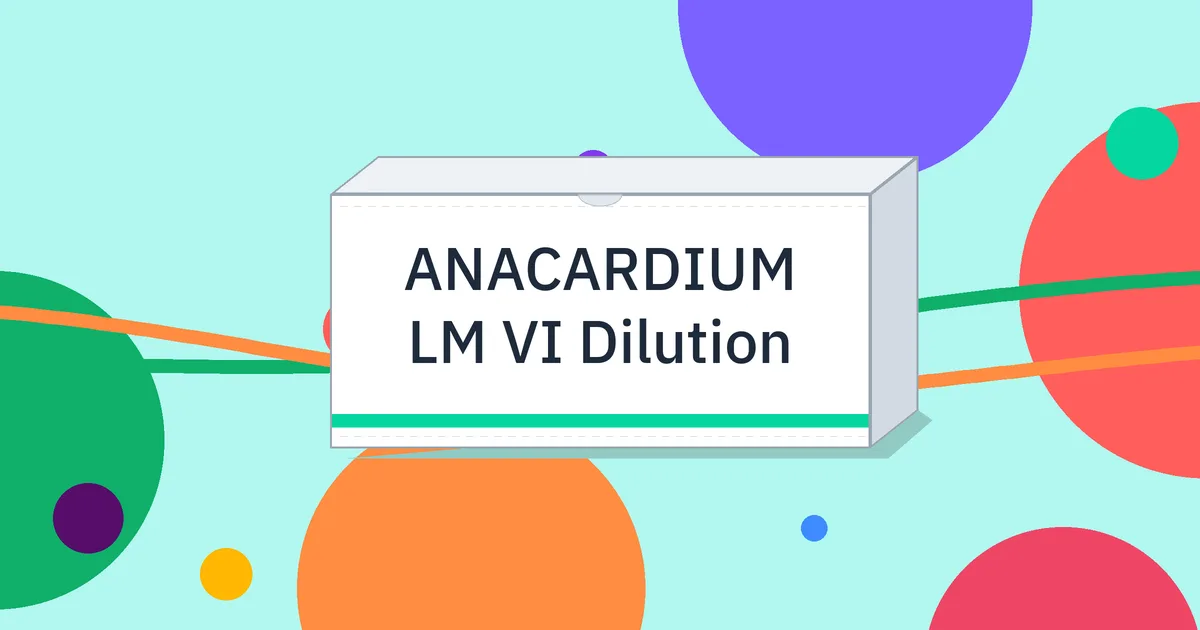 Symbolbild: Packung mit der Aufschrift ANACARDIUM LM VI Dilution (PZN 04491420) – Verfügbarkeit und Bezug in Apotheken in Frankfurt am Main