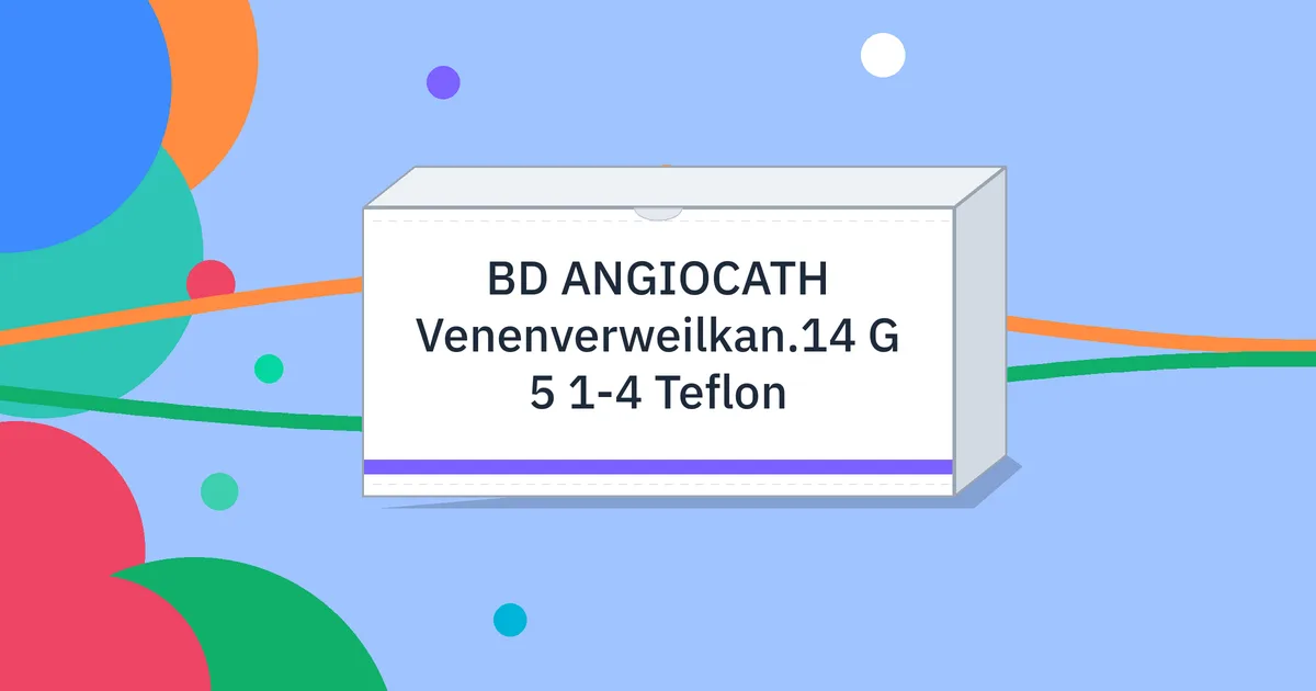 Symbolbild: Packung mit der Aufschrift BD ANGIOCATH Venenverweilkan.14 G 5 1-4 Teflon (PZN 07664855) – Verfügbarkeit und Bezug in Apotheken in Frankfurt am Main