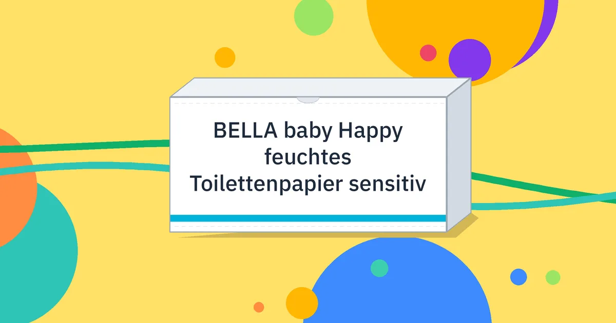 Symbolbild: Packung mit der Aufschrift BELLA baby Happy feuchtes Toilettenpapier sensitiv (PZN 18441408) – Verfügbarkeit und Bezug in Apotheken in Frankfurt am Main