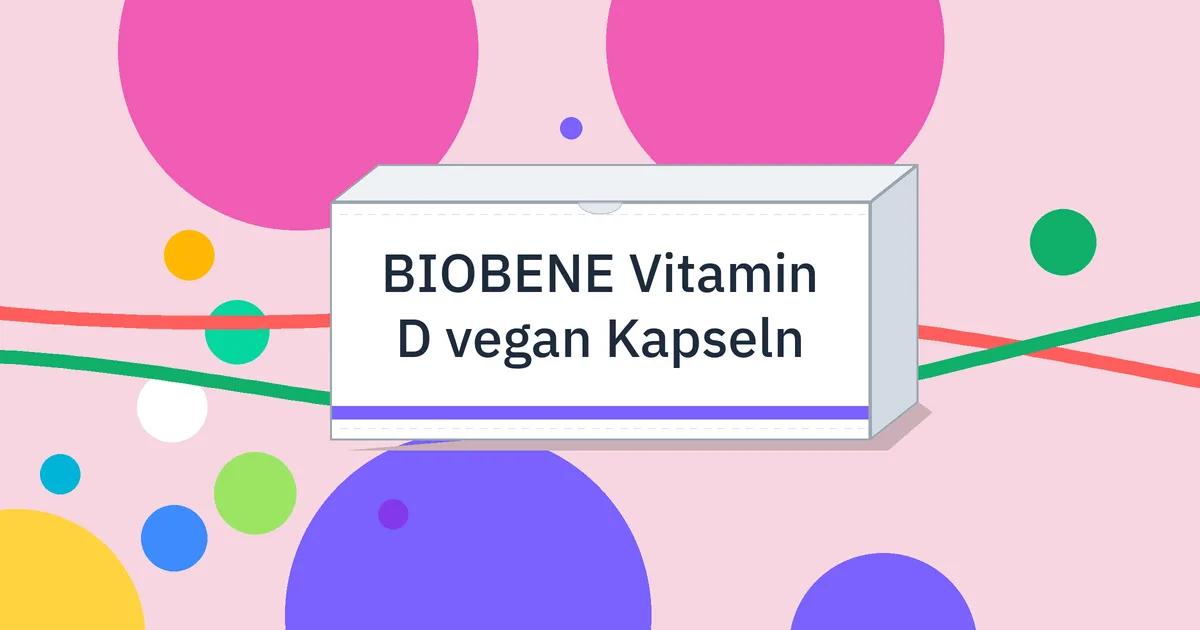 Symbolbild: Packung mit der Aufschrift BIOBENE Vitamin D vegan Kapseln (PZN 16261145) – Verfügbarkeit und Bezug in Apotheken in Frankfurt am Main