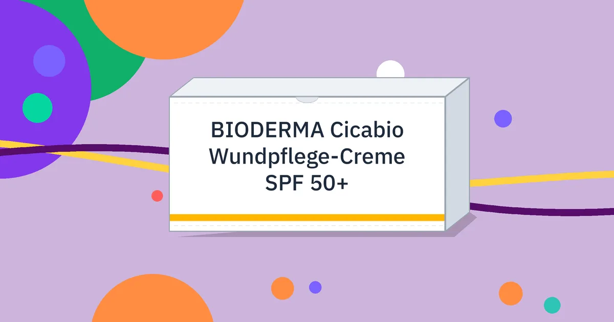 Symbolbild: Packung mit der Aufschrift BIODERMA Cicabio Wundpflege-Creme SPF 50+ (PZN 11108309) – Verfügbarkeit und Bezug in Apotheken in Frankfurt am Main