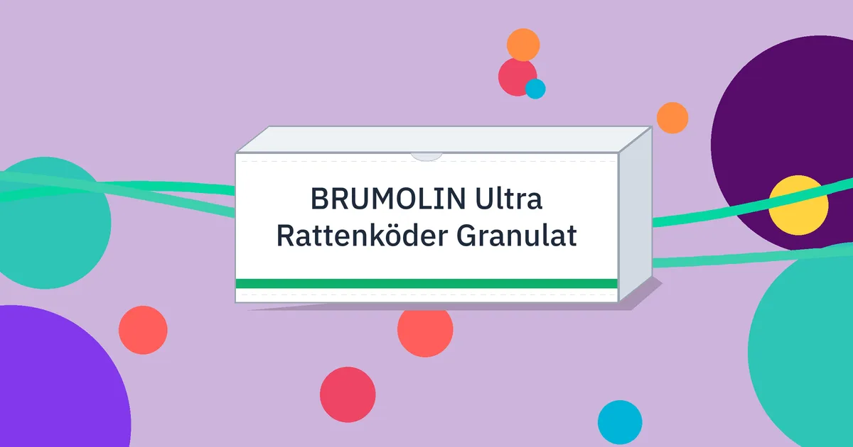 Symbolbild: Packung mit der Aufschrift BRUMOLIN Ultra Rattenköder Granulat (PZN 13753646) – Verfügbarkeit und Bezug in Apotheken in Frankfurt am Main