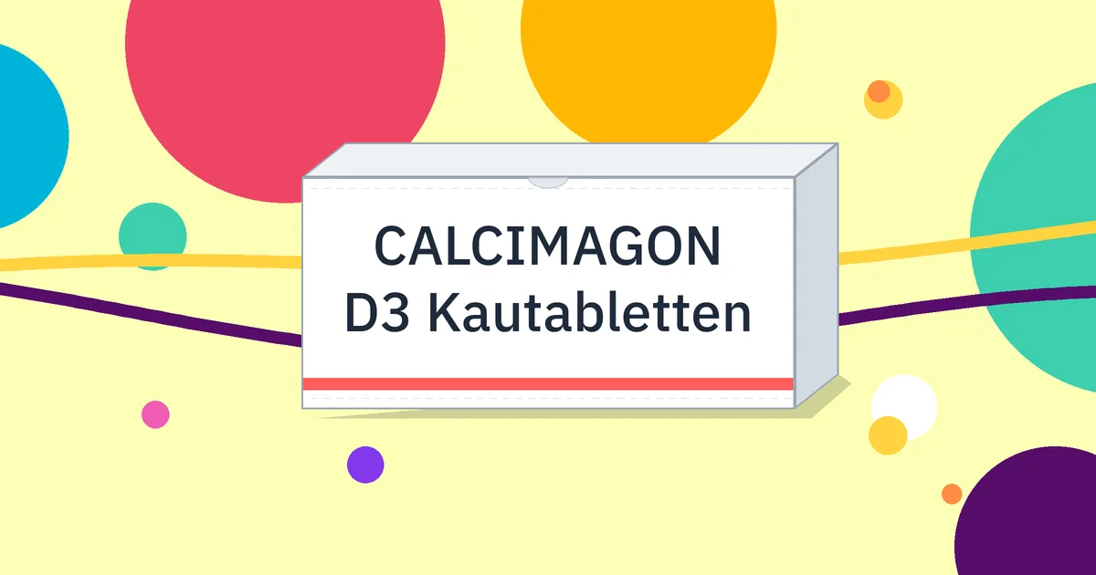 Symbolbild: Packung mit der Aufschrift CALCIMAGON D3 Kautabletten (PZN 08806688) – Verfügbarkeit und Bezug in Apotheken in Frankfurt am Main