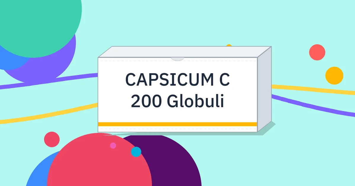 Symbolbild: Packung mit der Aufschrift CAPSICUM C 200 Globuli (PZN 07163254) – Verfügbarkeit und Bezug in Apotheken in Frankfurt am Main