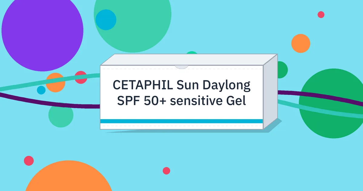 Symbolbild: Packung mit der Aufschrift CETAPHIL Sun Daylong SPF 50+ sensitive Gel (PZN 14237220) – Verfügbarkeit und Bezug in Apotheken in Frankfurt am Main