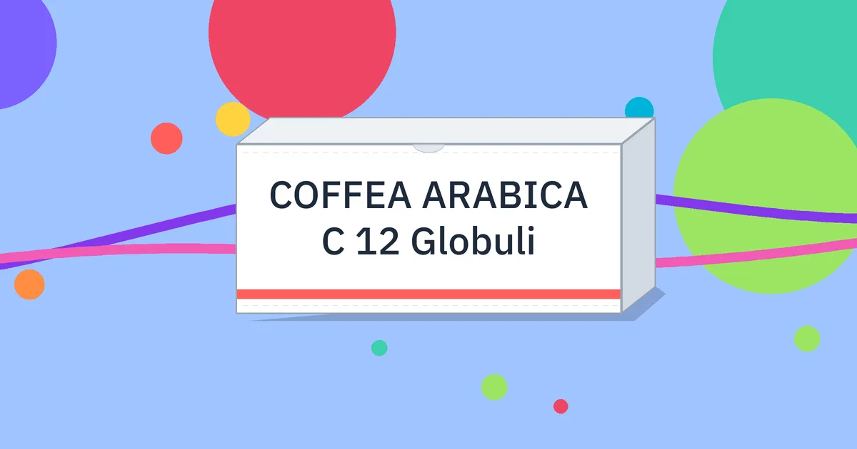 Symbolbild: Packung mit der Aufschrift COFFEA ARABICA C 12 Globuli (PZN 16669716) – Verfügbarkeit und Bezug in Apotheken in Frankfurt am Main