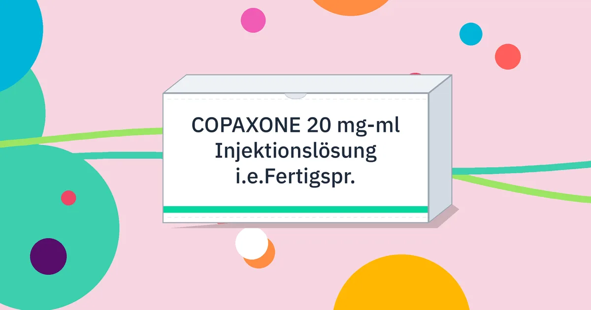 Symbolbild: Packung mit der Aufschrift COPAXONE 20 mg-ml Injektionslösung i.e.Fertigspr. (PZN 05026470) – Verfügbarkeit und Bezug in Apotheken in Frankfurt am Main