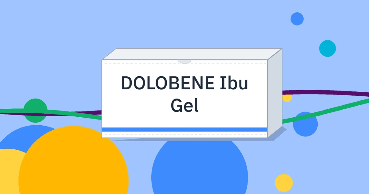 Symbolbild: Packung mit der Aufschrift DOLOBENE Ibu Gel (PZN 01624955) – Verfügbarkeit und Bezug in Apotheken in Frankfurt am Main