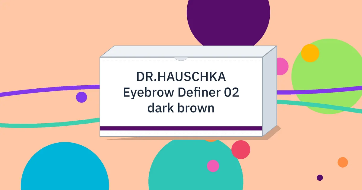 Symbolbild: Packung mit der Aufschrift DR.HAUSCHKA Eyebrow Definer 02 dark brown (PZN 18028631) – Verfügbarkeit und Bezug in Apotheken in Frankfurt am Main