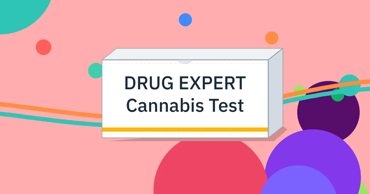 Symbolbild: Packung mit der Aufschrift DRUG EXPERT Cannabis Test (PZN 15426584) – Verfügbarkeit und Bezug in Apotheken in Frankfurt am Main