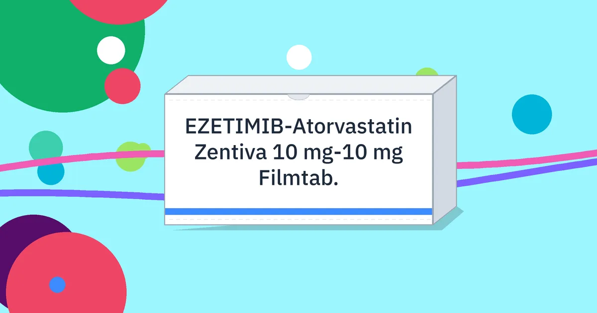 Symbolbild: Packung mit der Aufschrift EZETIMIB-Atorvastatin Zentiva 10 mg-10 mg Filmtab. (PZN 19491124) – Verfügbarkeit und Bezug in Apotheken in Frankfurt am Main