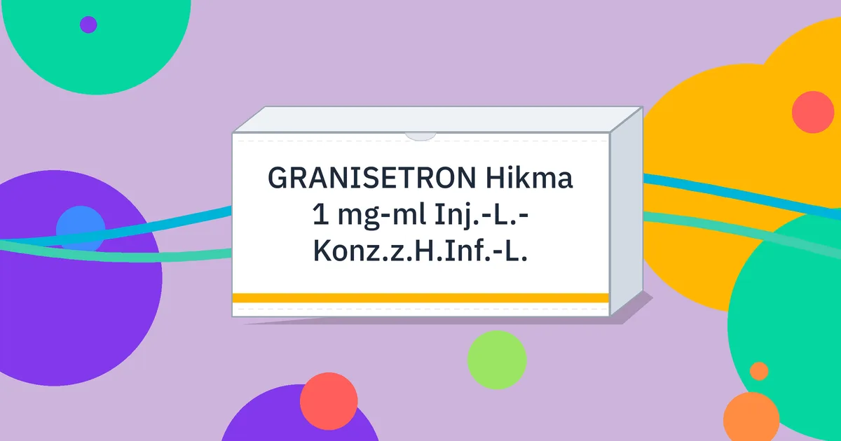 Symbolbild: Packung mit der Aufschrift GRANISETRON Hikma 1 mg-ml Inj.-L.-Konz.z.H.Inf.-L. (PZN 15620435) – Verfügbarkeit und Bezug in Apotheken in Frankfurt am Main