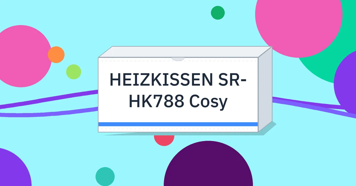 Symbolbild: Packung mit der Aufschrift HEIZKISSEN SR-HK788 Cosy (PZN 18374876) – Verfügbarkeit und Bezug in Apotheken in Frankfurt am Main