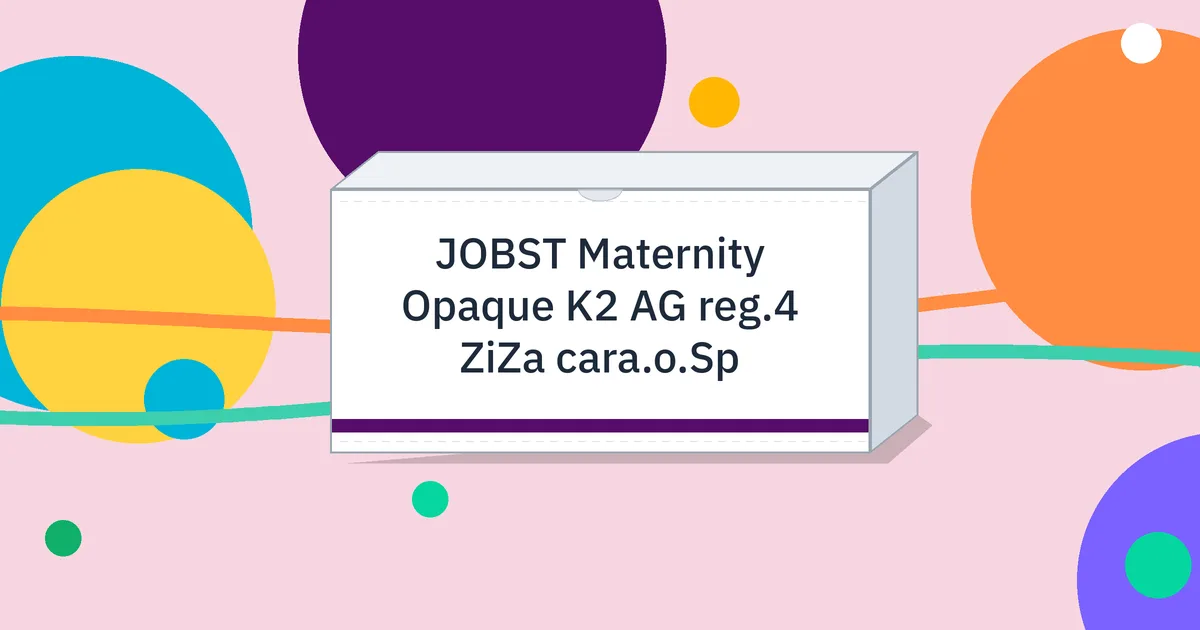 Symbolbild: Packung mit der Aufschrift JOBST Maternity Opaque K2 AG reg.4 ZiZa cara.o.Sp (PZN 15851100) – Verfügbarkeit und Bezug in Apotheken in Frankfurt am Main