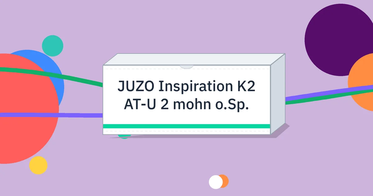 Symbolbild: Packung mit der Aufschrift JUZO Inspiration K2 AT-U 2 mohn o.Sp. (PZN 14927551) – Verfügbarkeit und Bezug in Apotheken in Frankfurt am Main
