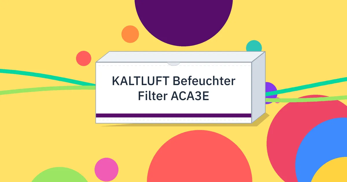 Symbolbild: Packung mit der Aufschrift KALTLUFT Befeuchter Filter ACA3E (PZN 00560963) – Verfügbarkeit und Bezug in Apotheken in Frankfurt am Main