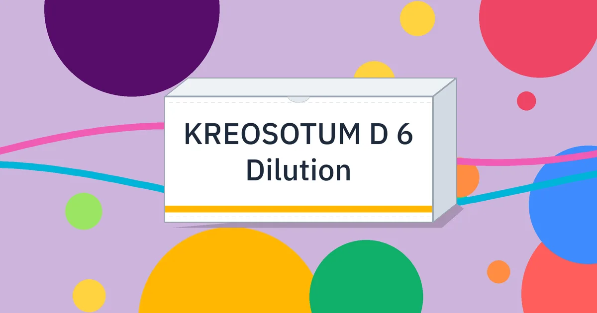 Symbolbild: Packung mit der Aufschrift KREOSOTUM D 6 Dilution (PZN 01775944) – Verfügbarkeit und Bezug in Apotheken in Frankfurt am Main