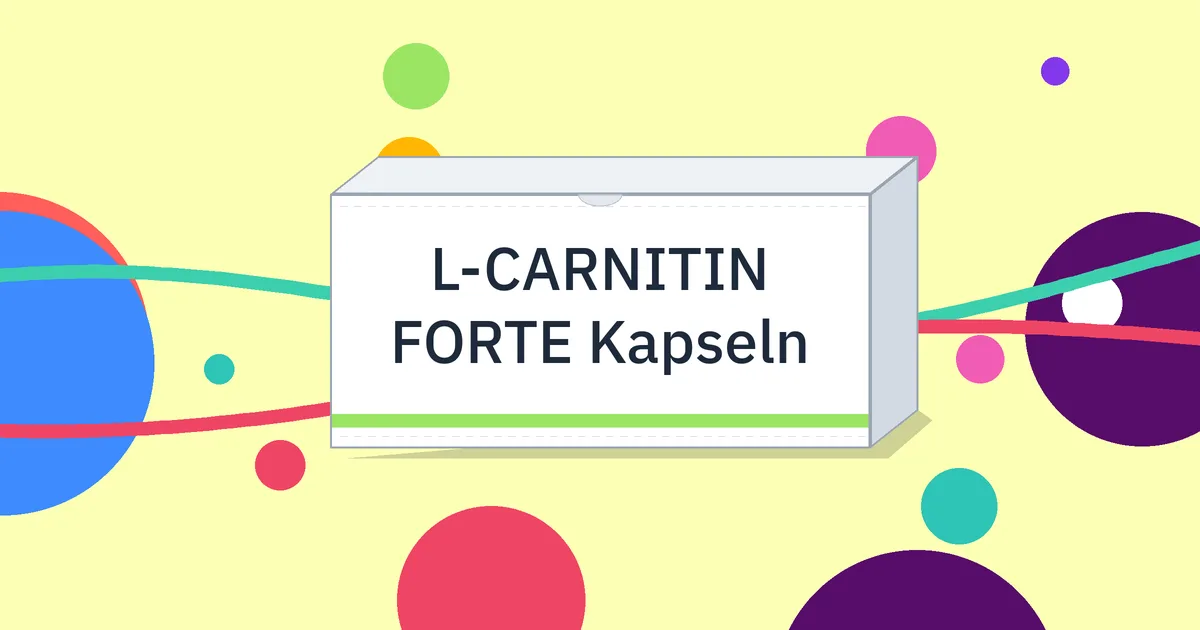 Symbolbild: Packung mit der Aufschrift L-CARNITIN FORTE Kapseln (PZN 18405499) – Verfügbarkeit und Bezug in Apotheken in Frankfurt am Main
