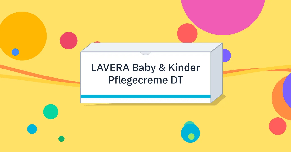 Symbolbild: Packung mit der Aufschrift LAVERA Baby & Kinder Pflegecreme DT (PZN 19248582) – Verfügbarkeit und Bezug in Apotheken in Frankfurt am Main