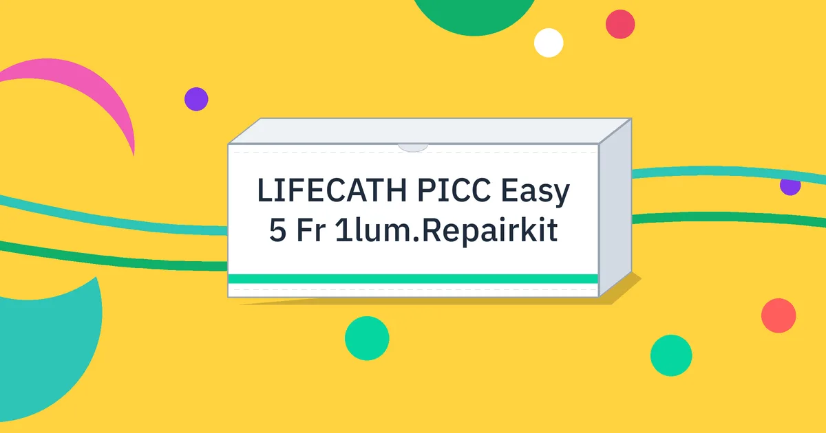 Symbolbild: Packung mit der Aufschrift LIFECATH PICC Easy 5 Fr 1lum.Repairkit (PZN 15209295) – Verfügbarkeit und Bezug in Apotheken in Frankfurt am Main