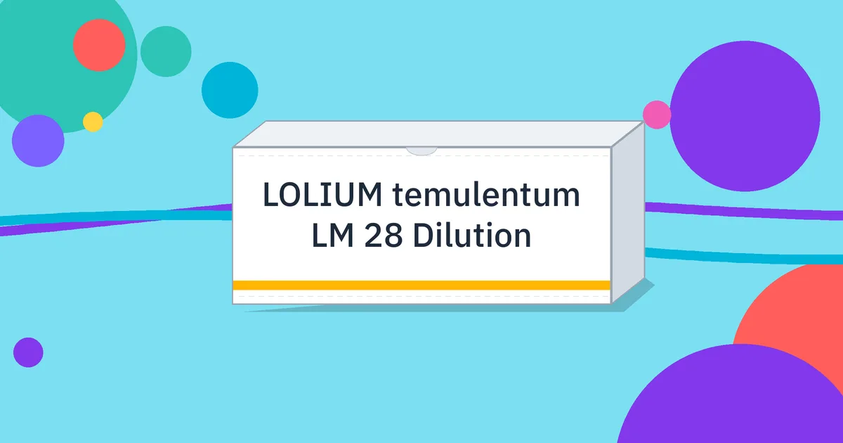 Symbolbild: Packung mit der Aufschrift LOLIUM temulentum LM 28 Dilution (PZN 13535435) – Verfügbarkeit und Bezug in Apotheken in Frankfurt am Main