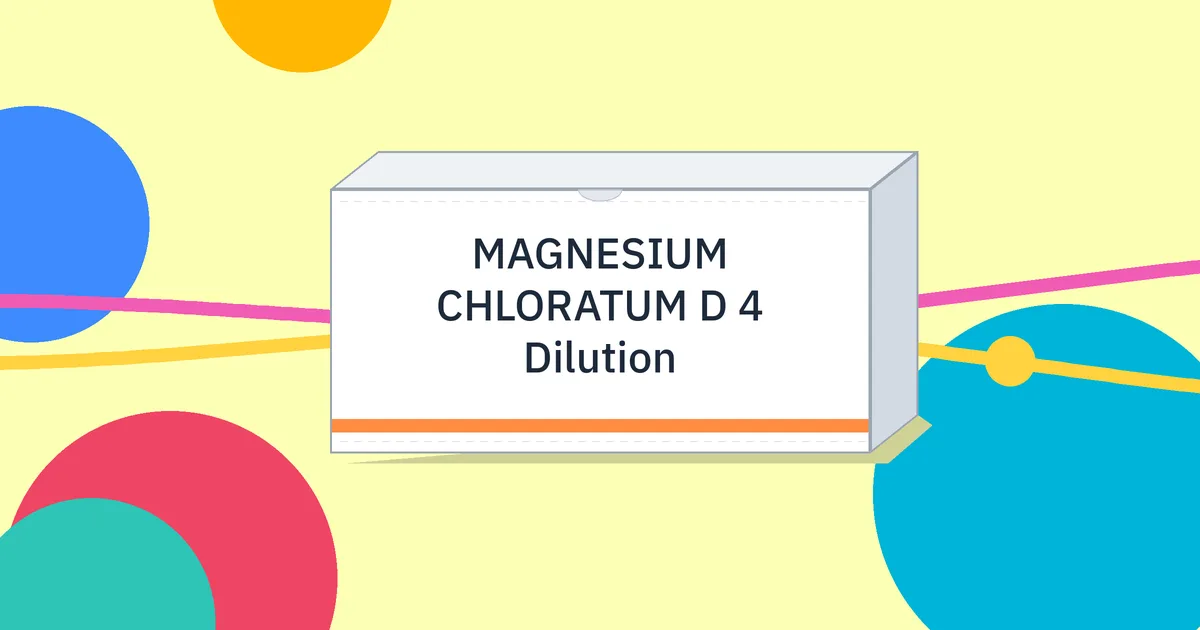 Symbolbild: Packung mit der Aufschrift MAGNESIUM CHLORATUM D 4 Dilution (PZN 02617650) – Verfügbarkeit und Bezug in Apotheken in Frankfurt am Main