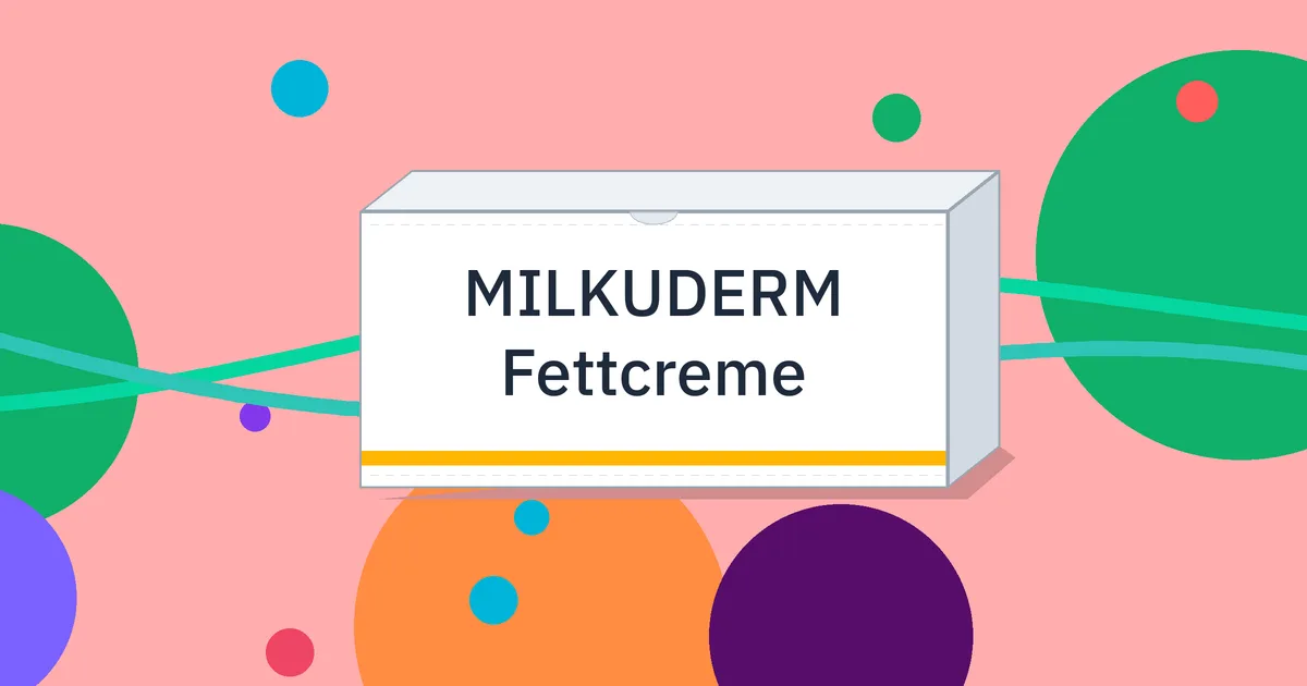 Symbolbild: Packung mit der Aufschrift MILKUDERM Fettcreme (PZN 00678127) – Verfügbarkeit und Bezug in Apotheken in Frankfurt am Main