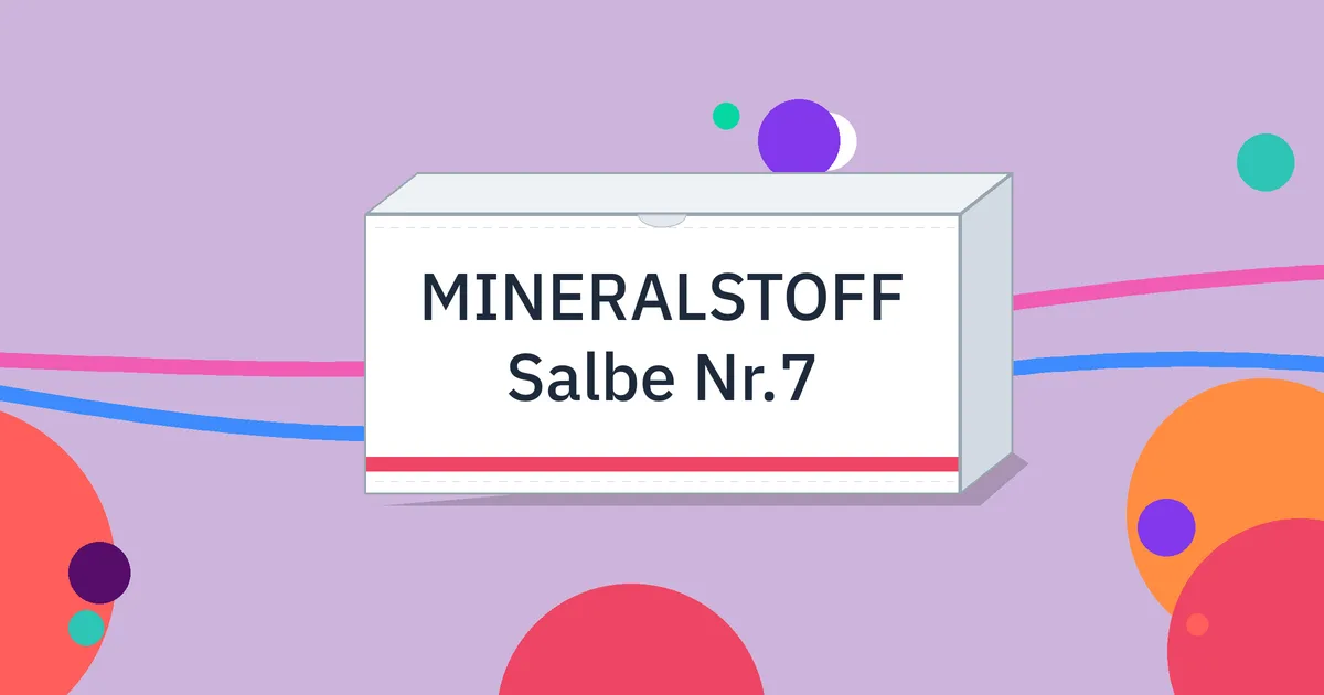 Symbolbild: Packung mit der Aufschrift MINERALSTOFF Salbe Nr.7 (PZN 02734338) – Verfügbarkeit und Bezug in Apotheken in Frankfurt am Main