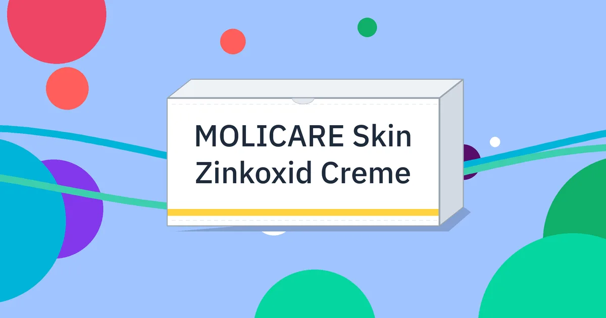Symbolbild: Packung mit der Aufschrift MOLICARE Skin Zinkoxid Creme (PZN 18401797) – Verfügbarkeit und Bezug in Apotheken in Frankfurt am Main